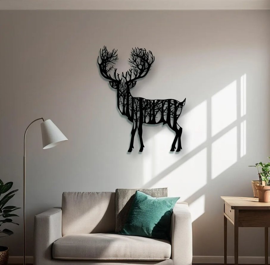 DEKORACJA ścienna Obraz wzór RENIFER - WrapFactory Dekoracje | Sklep ...