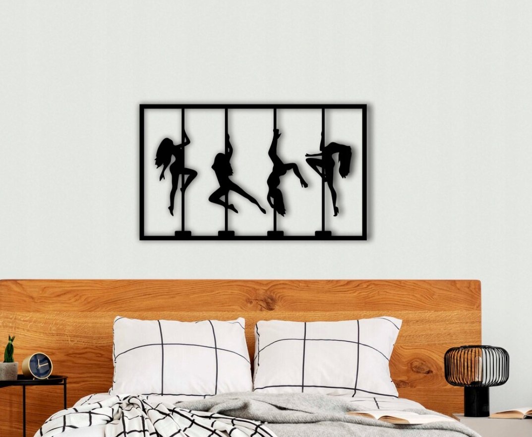 DEKORACJA ścienna Obraz wzór TANCERKI POLE DANCE - WrapFactory ...
