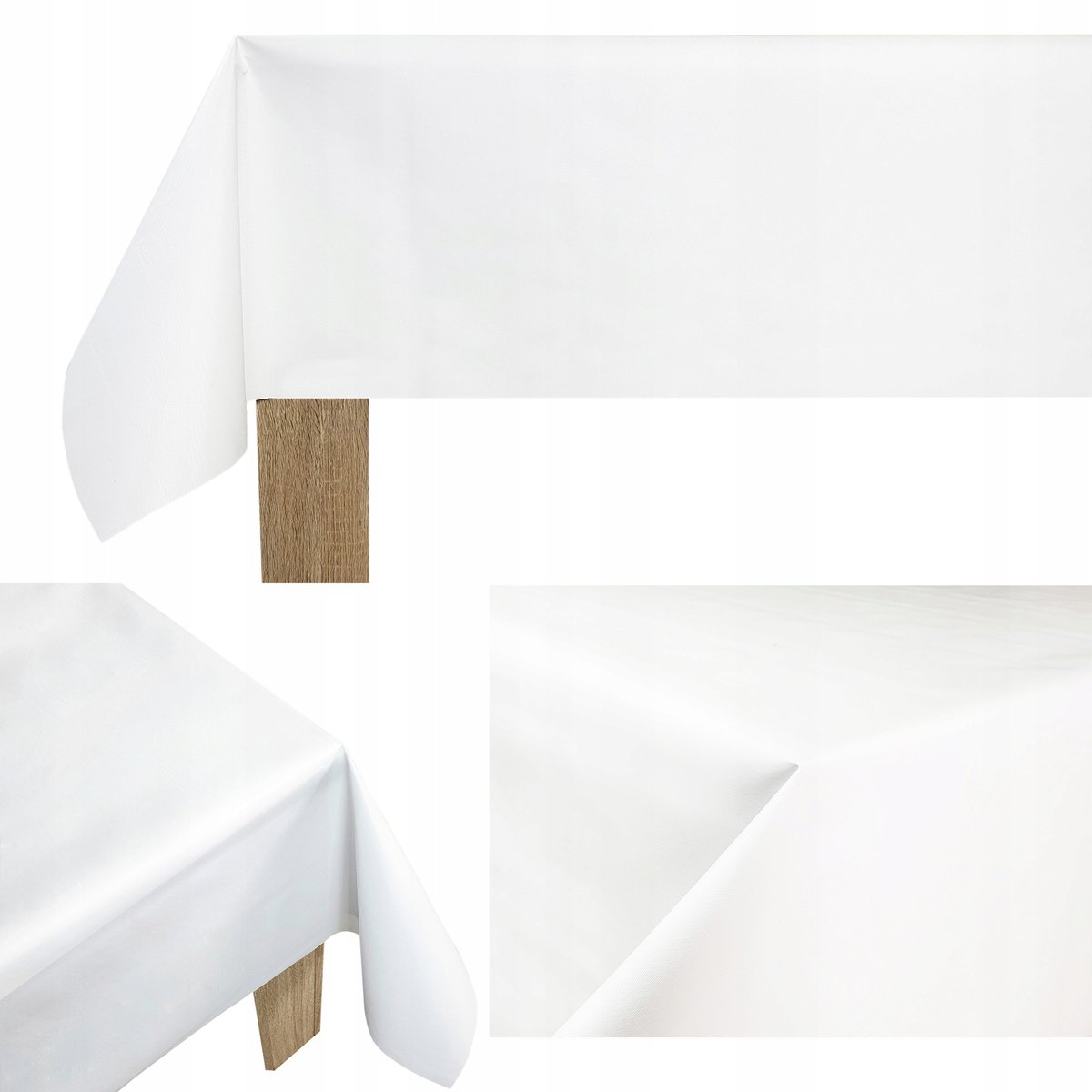 Dekoracyjna Biała Cerata Flizelinowa Na Ławę Blat Stół 140x1000cm ...