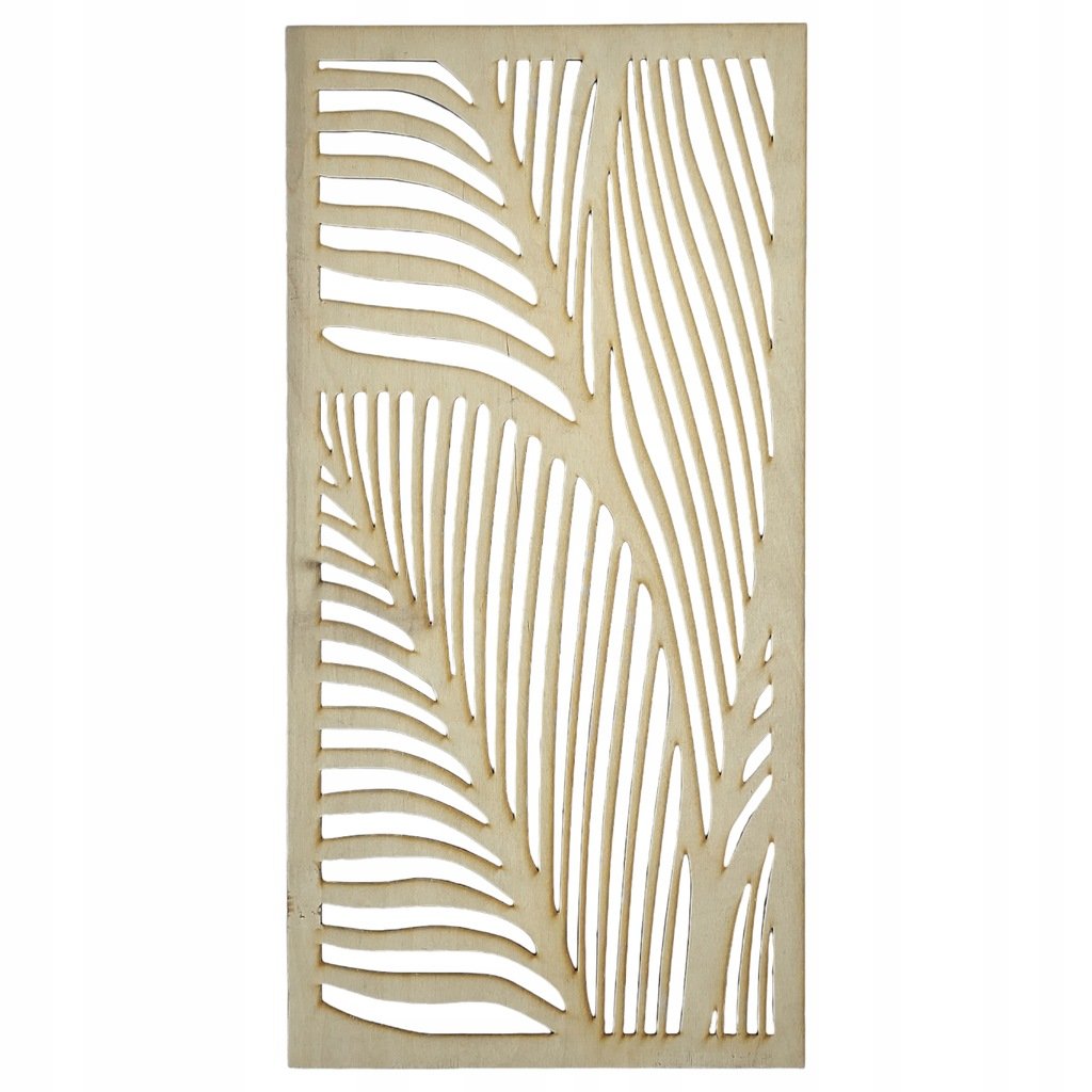 Dekoracyjny panel ścienny obraz ażurowy 59 x 29 cm Liść na wymiar gr. 5 ...