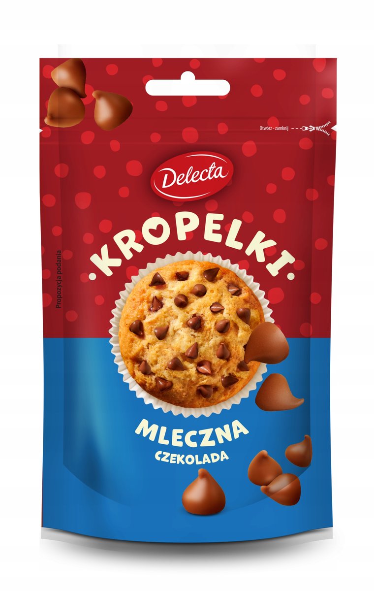 Delecta Kropelki Mleczna Czekolada 80G - Delecta | Sklep EMPIK.COM
