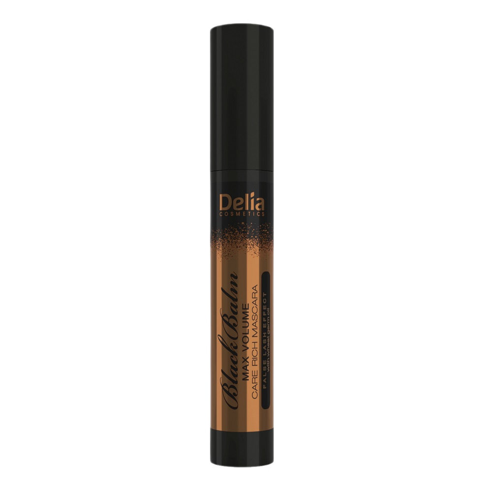 Delia, Max Volume Care Rich Black Balm Mascara, pielęgnujący tusz do ...