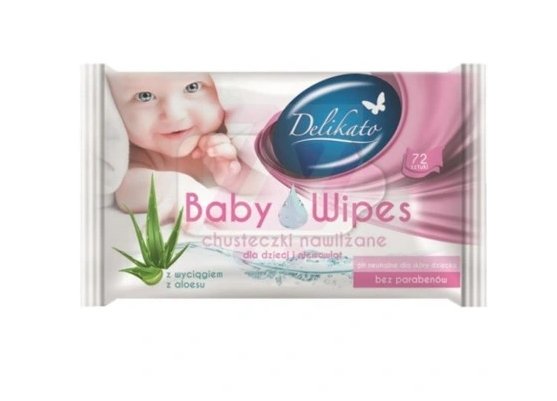Delikato, Chusteczki nawilżane, 72 sztuki - Inna marka | Sklep EMPIK.COM