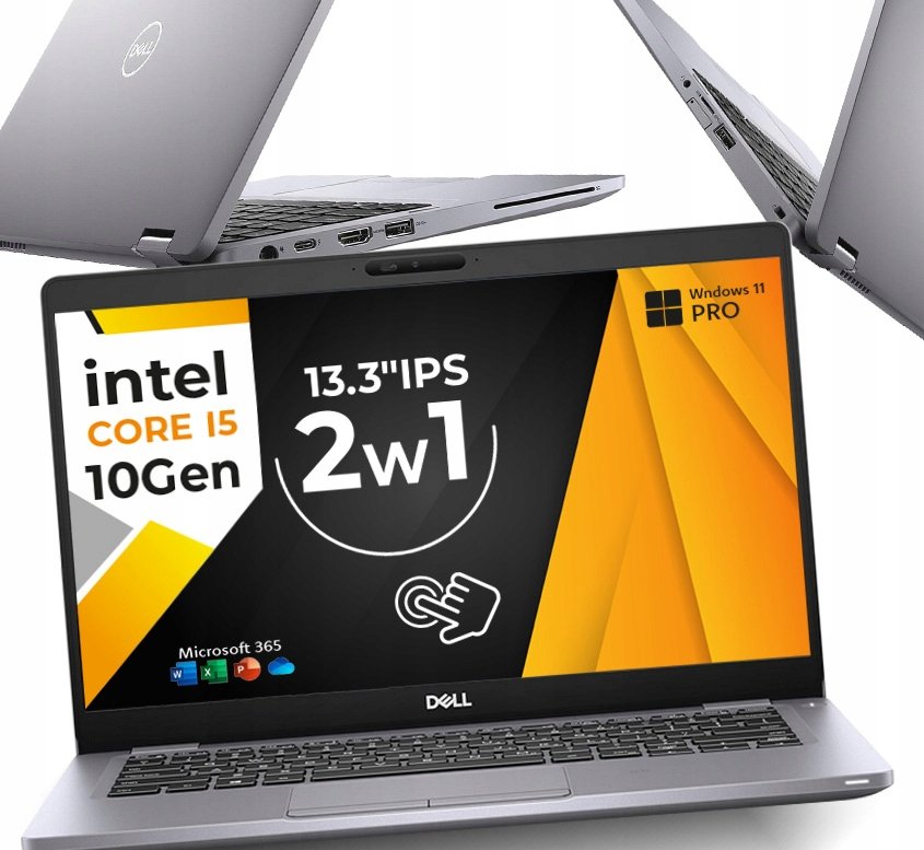 Dell 5310 | i5 -10Gen | 2in1 | 8 x 4,4GHz | GeForceNow| 64GB | 256GB ...