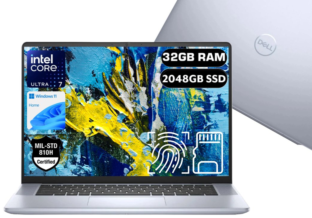 Dell Inspiron 16 Plus 7640 U7 32GB 2TB 16' FHD+ DOTYK 100%sRGB W11 MIL ...