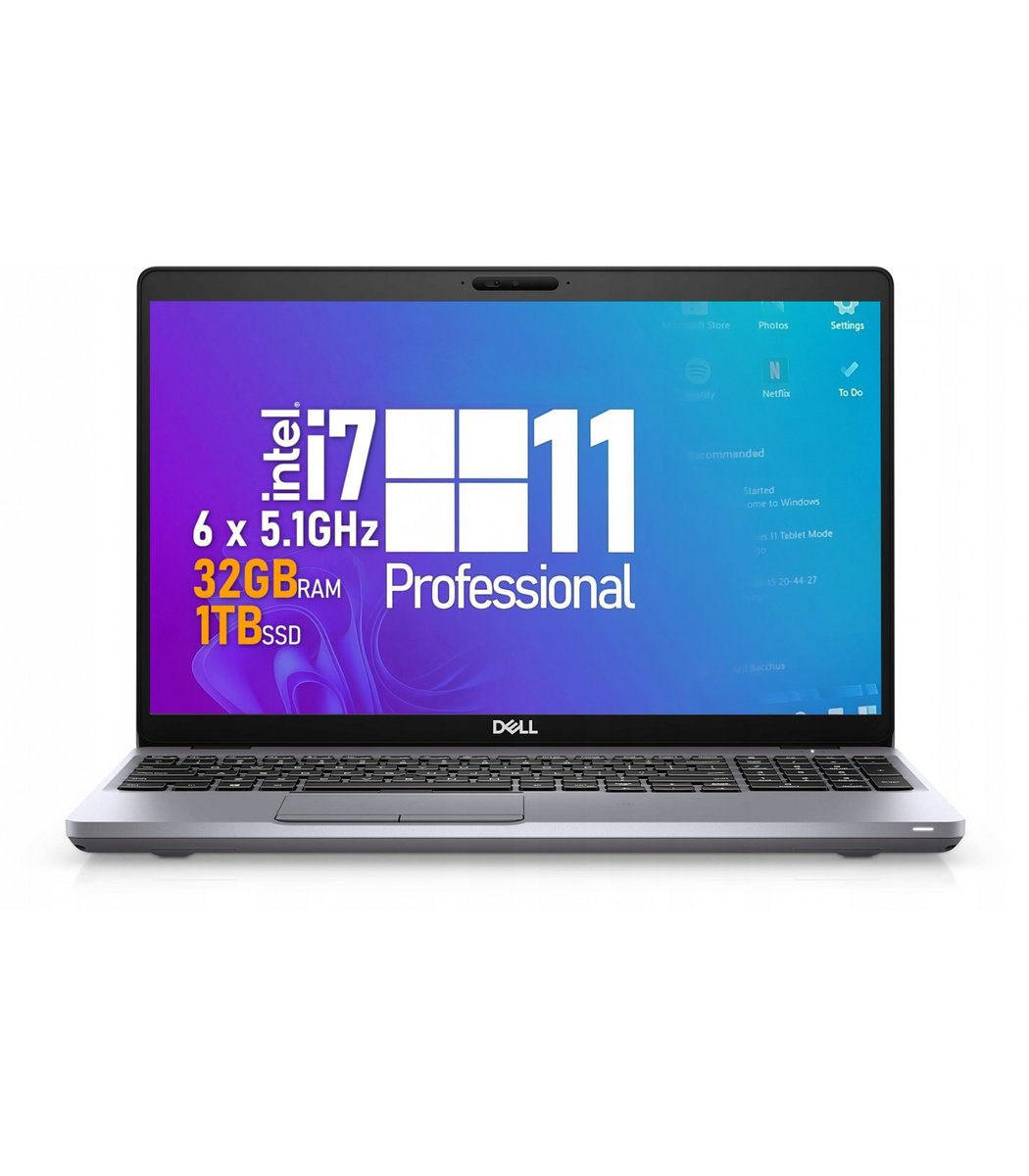 Dell Precision 3551 I7-10850H 32Gb 1Tb Ssd Quadro P620 Fhd Ips Win11 ...