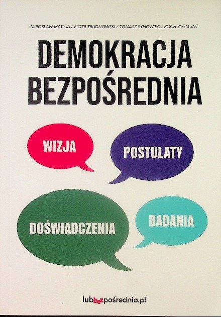 Demokracja bezpośrednia - W opisie | Książka w Empik