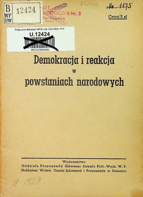 Demokracja i reakcja w powstaniach - W opisie | Książka w Empik