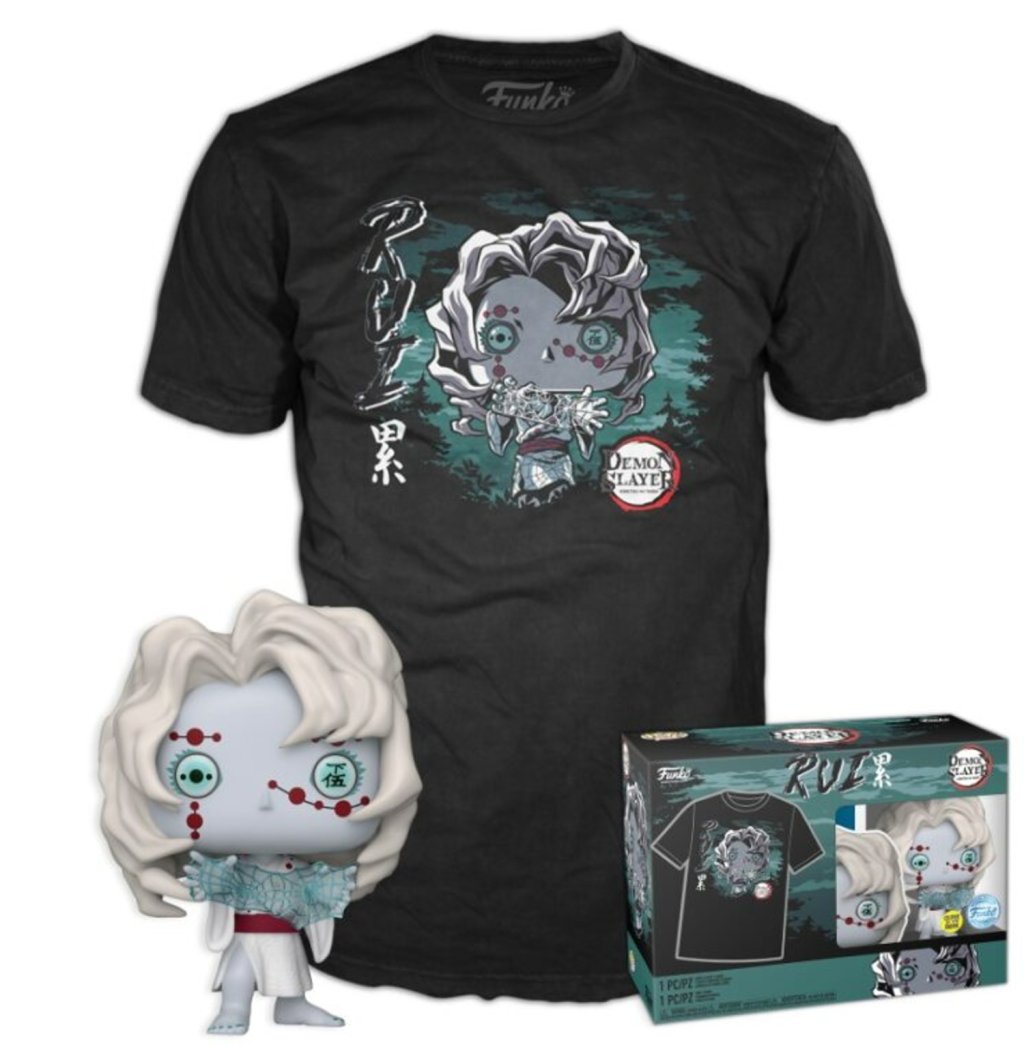 Demon Slayer - Pop N° 1307 - Rui (Glow In The Dark) + Tee (M) - Funko ...