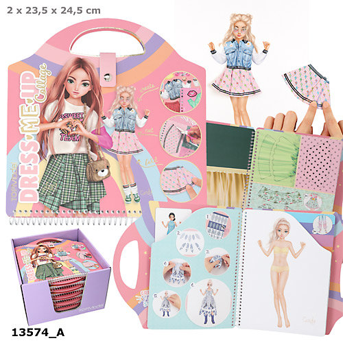 DEPESCHE (5), Zestaw Dress Me Up Top Model Collage Book 13574A ...