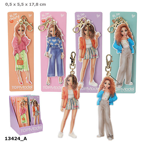 DEPESCHE, breloczek modelka top model 1szt. mix 13424a - Depesche ...