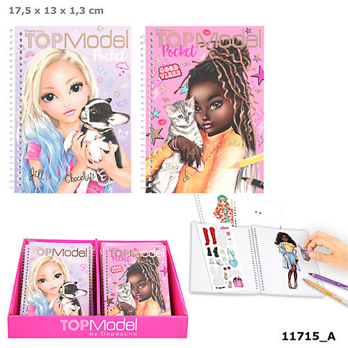 DEPESCHE, Podręczny Szkicownik, Top Model, Mix Wzorów, 11715A ...