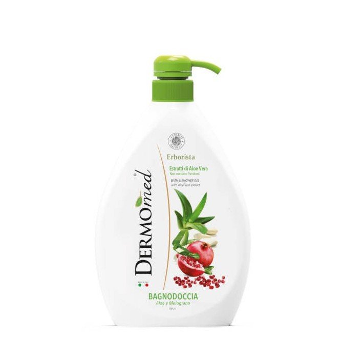 Dermomed, Żel pod prysznic Aloes i Granat, 1000 ml | Sklep EMPIK.COM