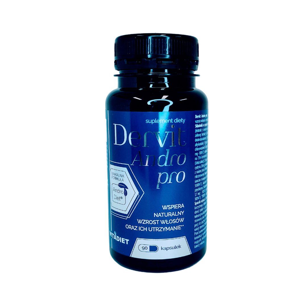 Dervit Andro PRO, Przeciw wypadaniu włosów, 90 kaps. | Sklep EMPIK.COM