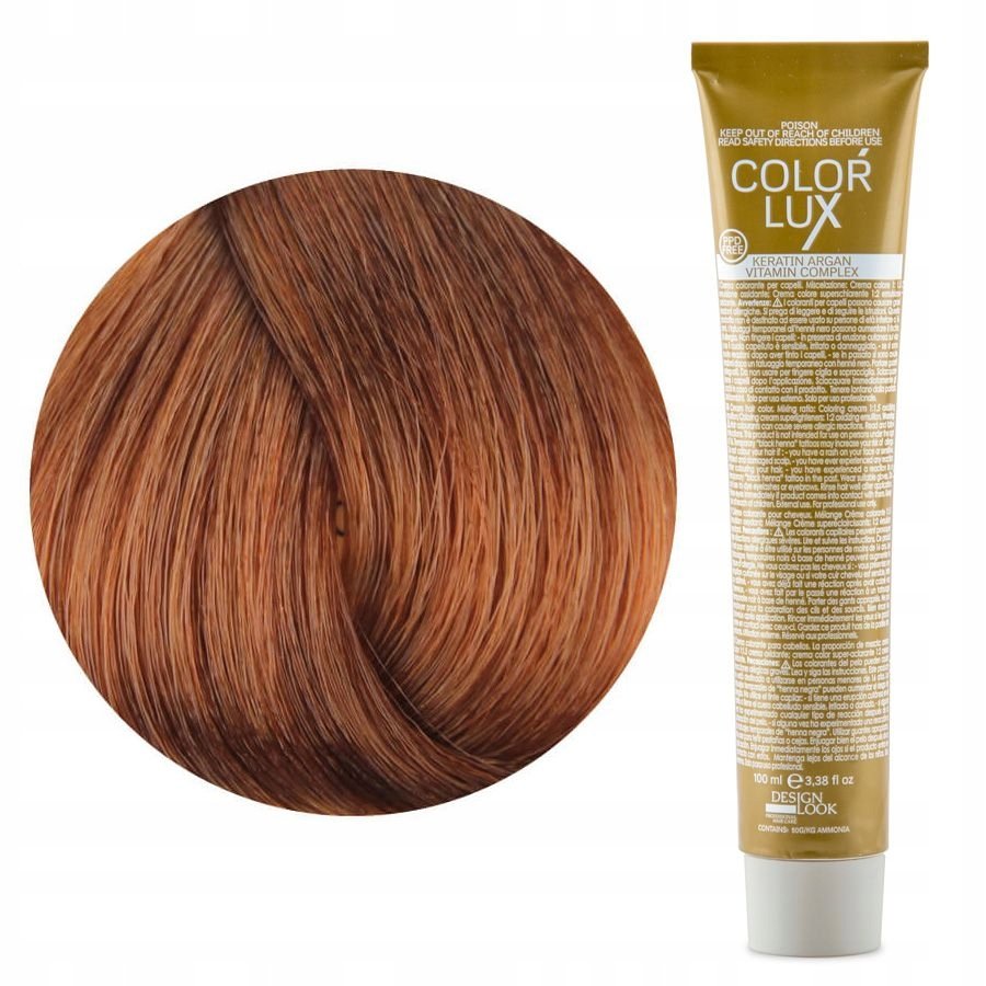 DESIGN LOOK COLOR LUX 8.34 FARBA DO WŁOSÓW 100ML | Sklep EMPIK.COM