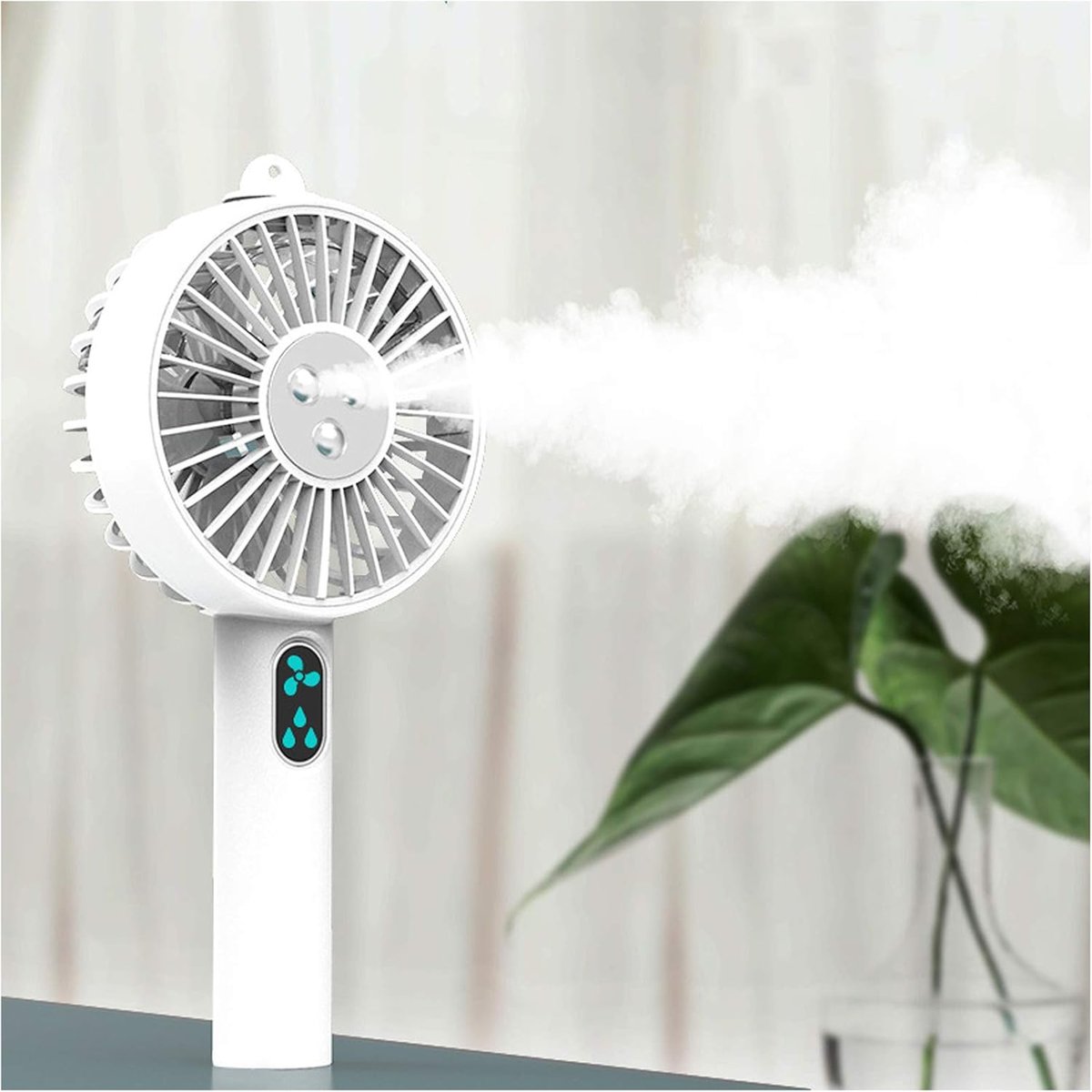 Desk-Fan Portable-Misting Small-Cooling Mini-usb Standing-Personal ...