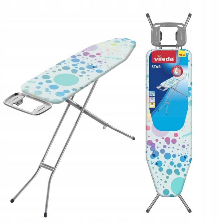 Deska Do Prasowania Vileda Star - Lekka, Stabilna, Regulowana - Vileda ...