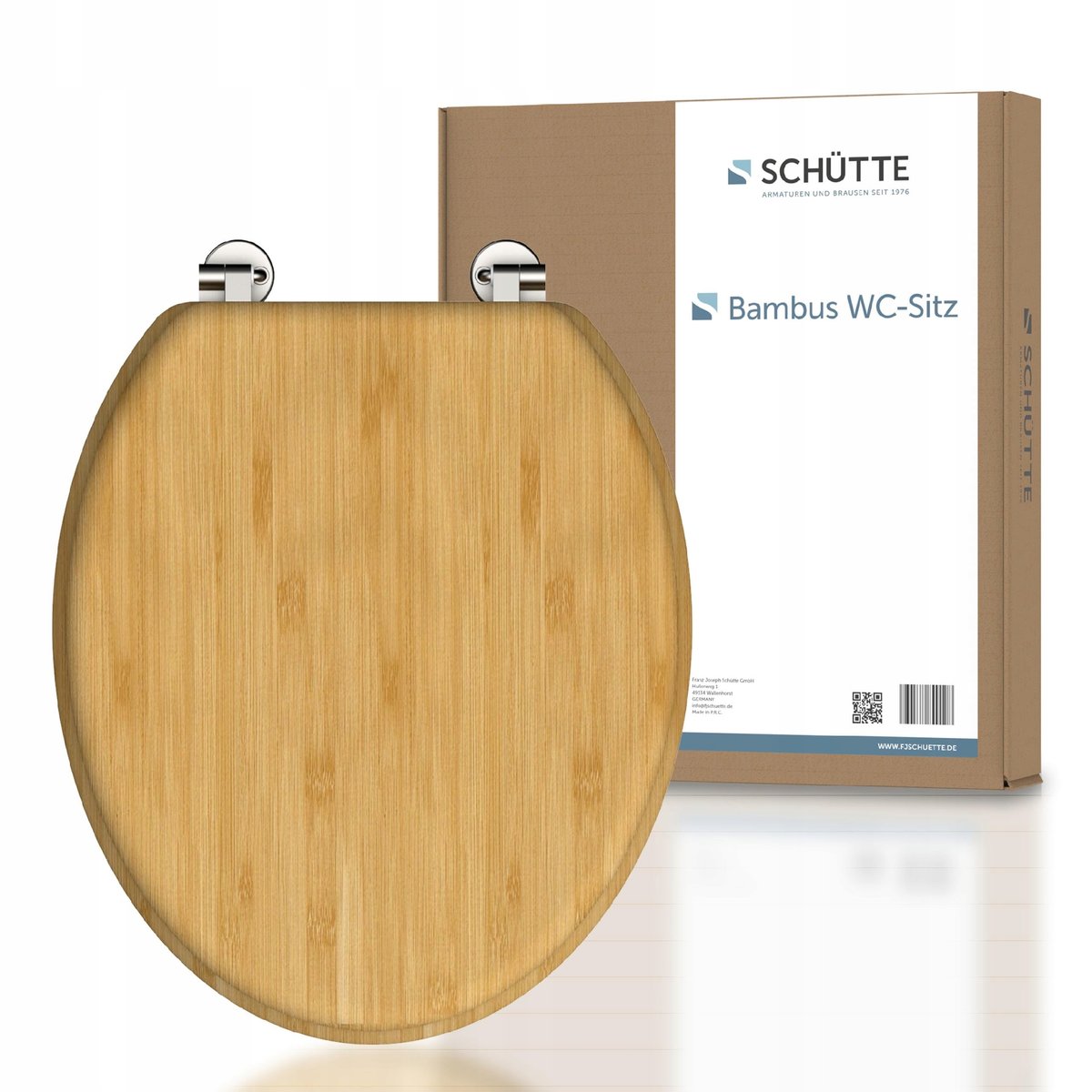 Deska sedesowa Schütte Bamboo brązowy drewno - Schütte | Sklep EMPIK.COM