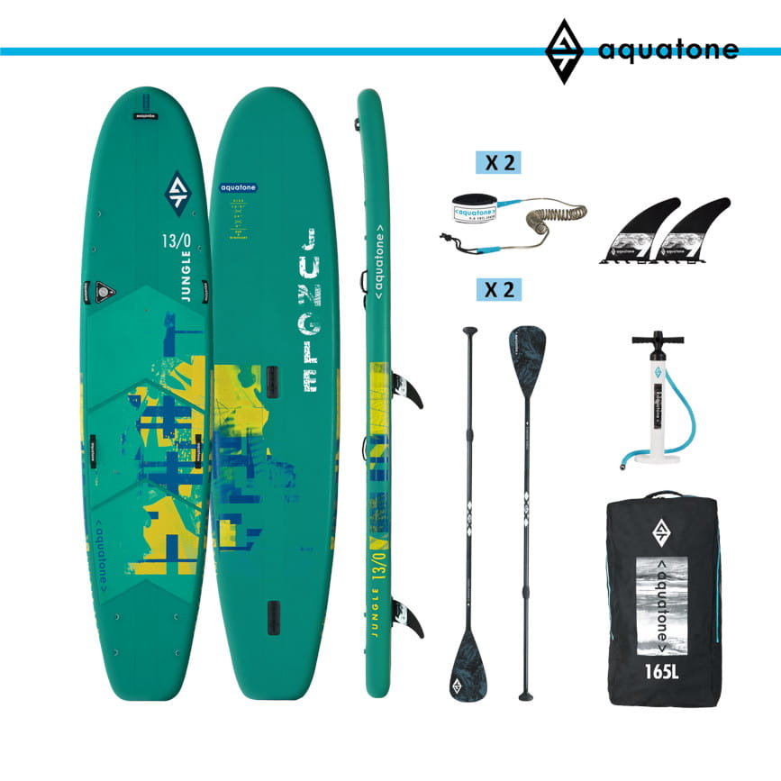 Deska SUP Aquatone Jungle 13'0" - pompowany paddleboard - Aquatone ...