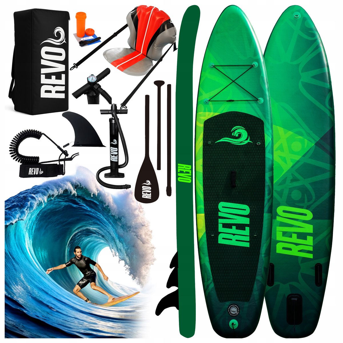 DESKA SUP DO PŁYWANIA STAND UP PADDLE POMPOWANA 320CM ZESTAW ...