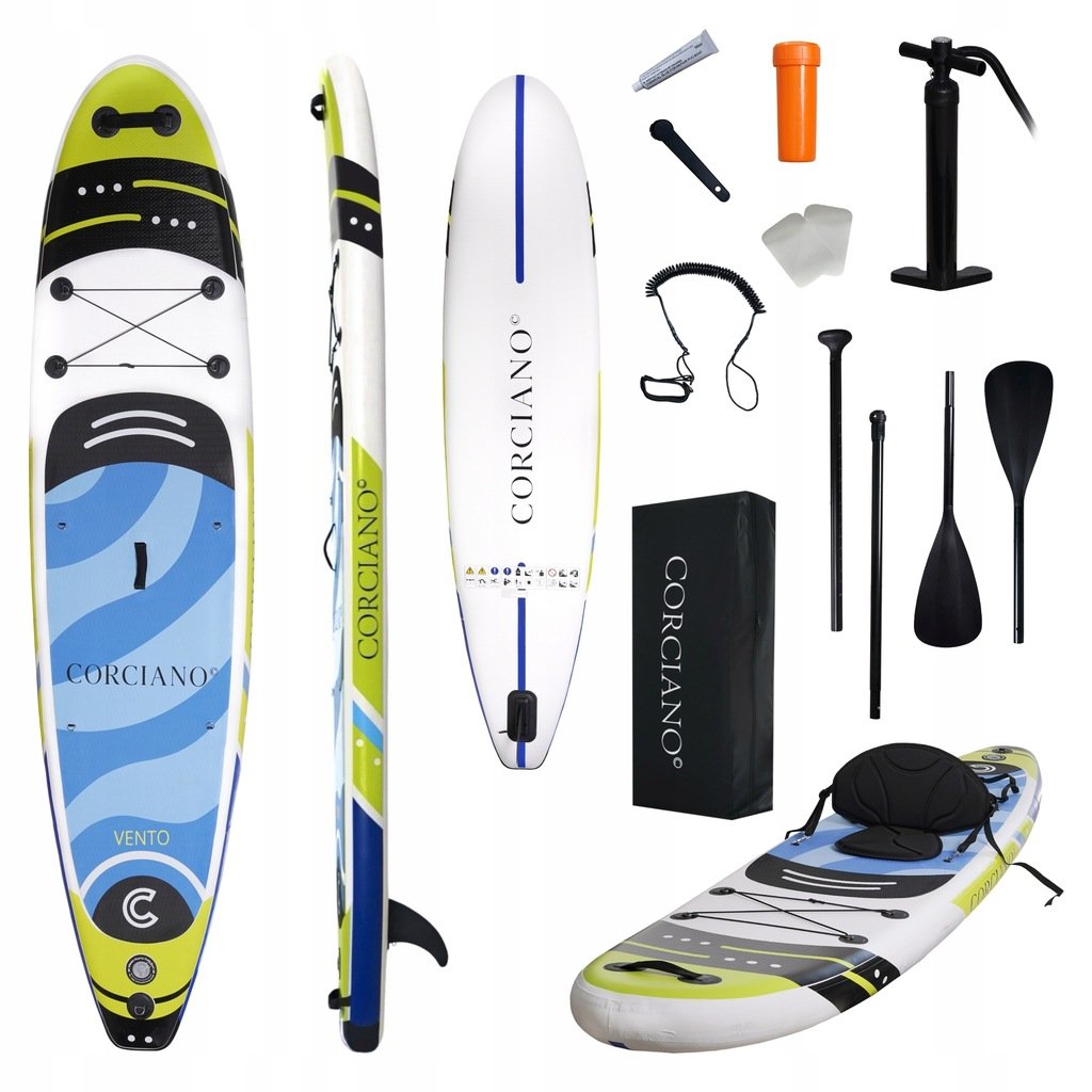 Deska SUP do pływania zestaw Corciano 350 cm 11,6" dmuchana - Corciano ...