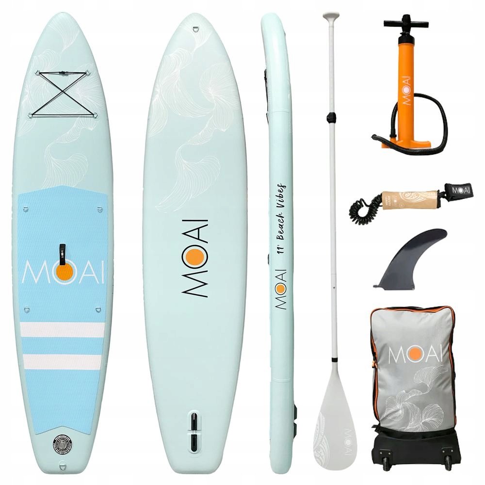 Deska SUP MOAI Beach Vibes 11'0 Ocean wszechstronna bardzo lekka ...