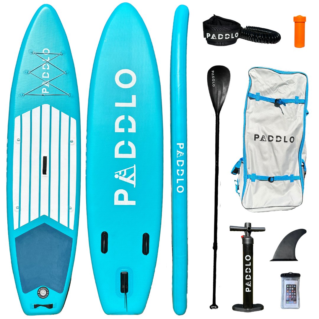 DESKA SUP PADDLO POMPOWANA PADDLE BOARD DO PŁYWANIA WIOSŁO ZESTAW 320CM ...