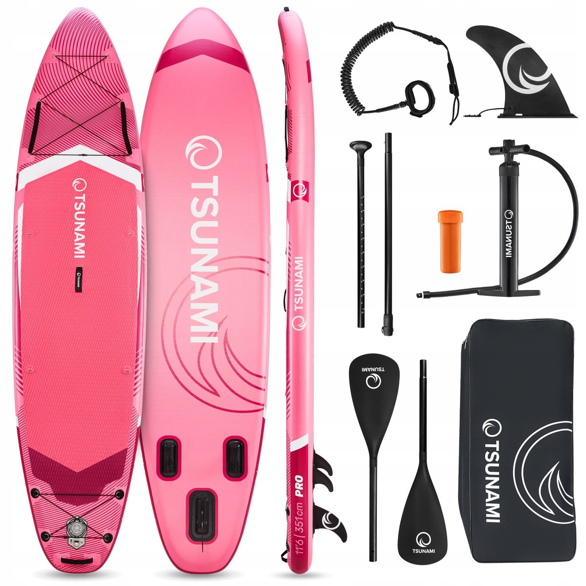 Deska SUP PRO do pływania TSUNAMI 350 cm - TSUNAMI | Sport Sklep EMPIK.COM