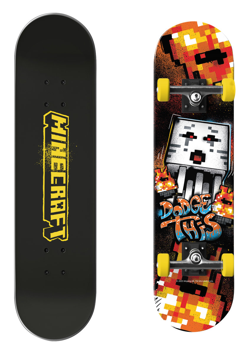 Deskorolka klasyczna drewniana Minecraft 80 cm 31 cali do 100kg Skateboard - Halantex | Sport ...