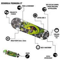 Deskorolka treningowa Mechanics - Mechanics | Sport Sklep EMPIK.COM