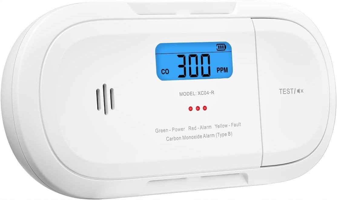 Detektor Czujnik Czadu i Dymu Detektor CO2 z Wyświetlaczem X-SENSE - X ...