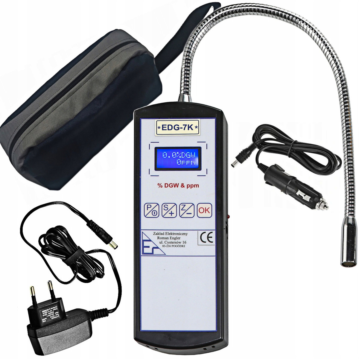 DETEKTOR WYKRYWACZ CZUJNIK GAZU EDG-7K KLIMATYZACJA LPG WODÓR HYDROGEN - Engler | Sklep EMPIK.COM