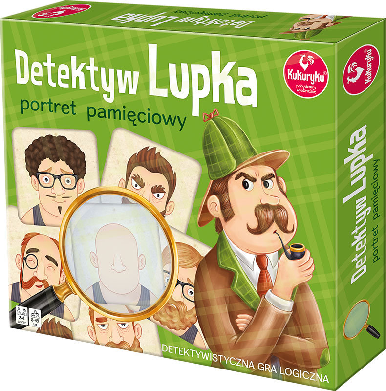 Detektyw Lupka Portret Pamięciowy, Kukuryku, gra planszowa - Kukuryku ...