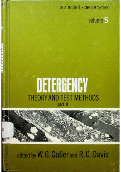 Detergency theory test methods - Marcel Dekker | Książka w Empik