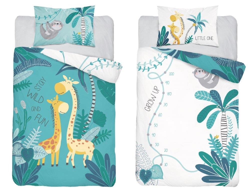 Detexpol, Maya Moo, Pościel do łóżeczka, bambusowa, Żyrafa, 90x120 ...