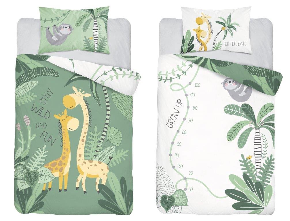 Detexpol, Maya Moo, Pościel do łóżeczka, bambusowa, Żyrafa, 90x120 ...