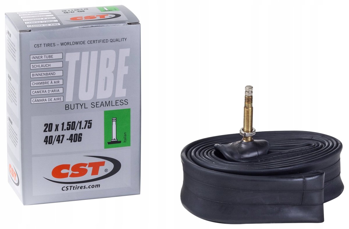 Dętka rowerowa CST TUBE 20 x 1.50/1.75 40/47-406 wentyl Italian - CST ...