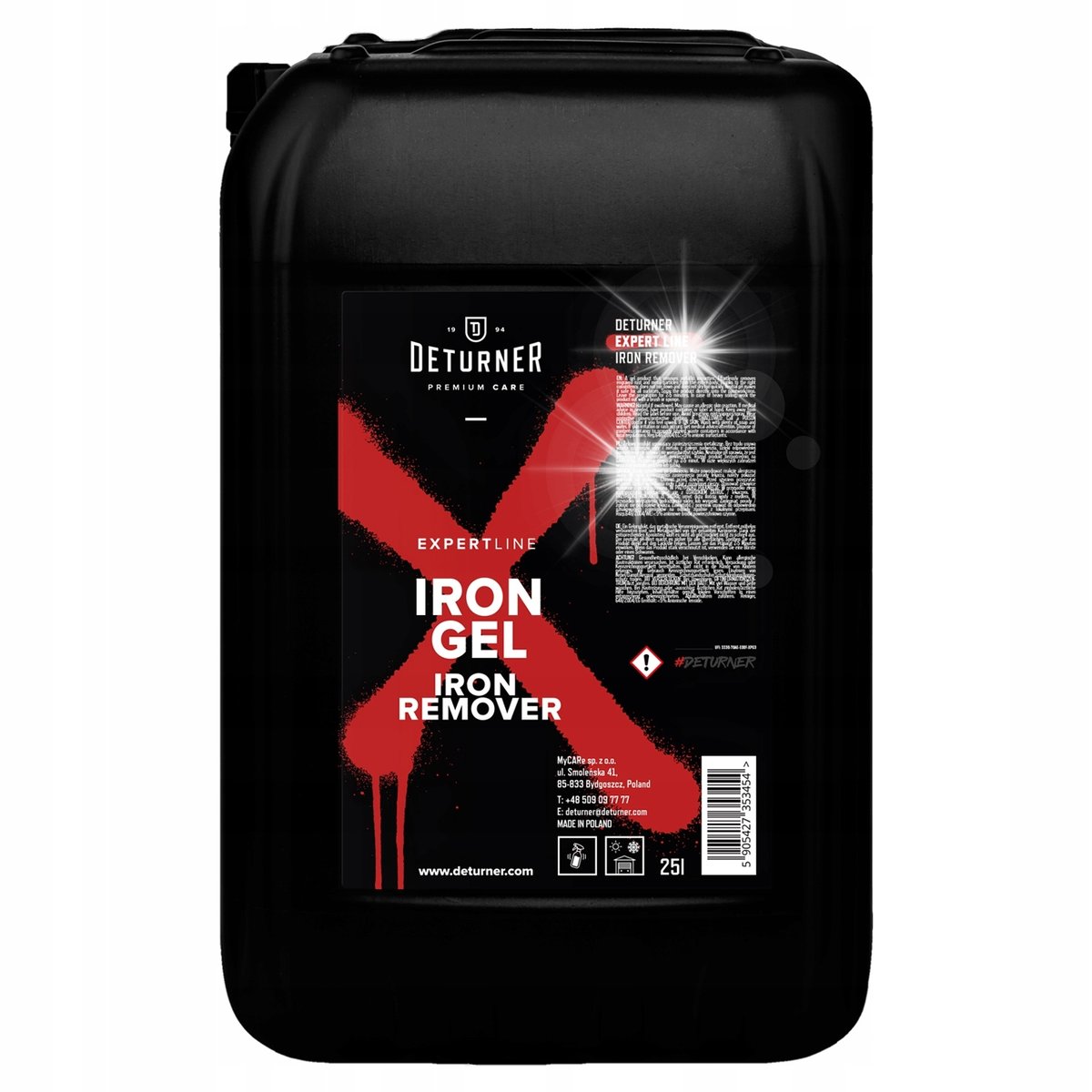 DETURNER XPERT IRON REMOVER GEL 25000ml usuwa zanieczyszczenie ...