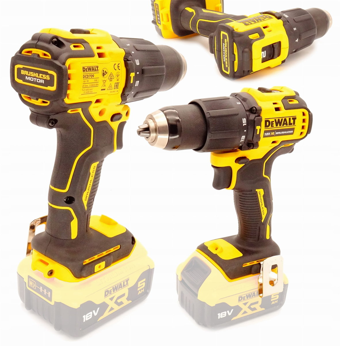 DeWALT DCD709N Wieratrko Wkrętarka udarowa 65Nm 18V 2-biegi XR Lekka ...