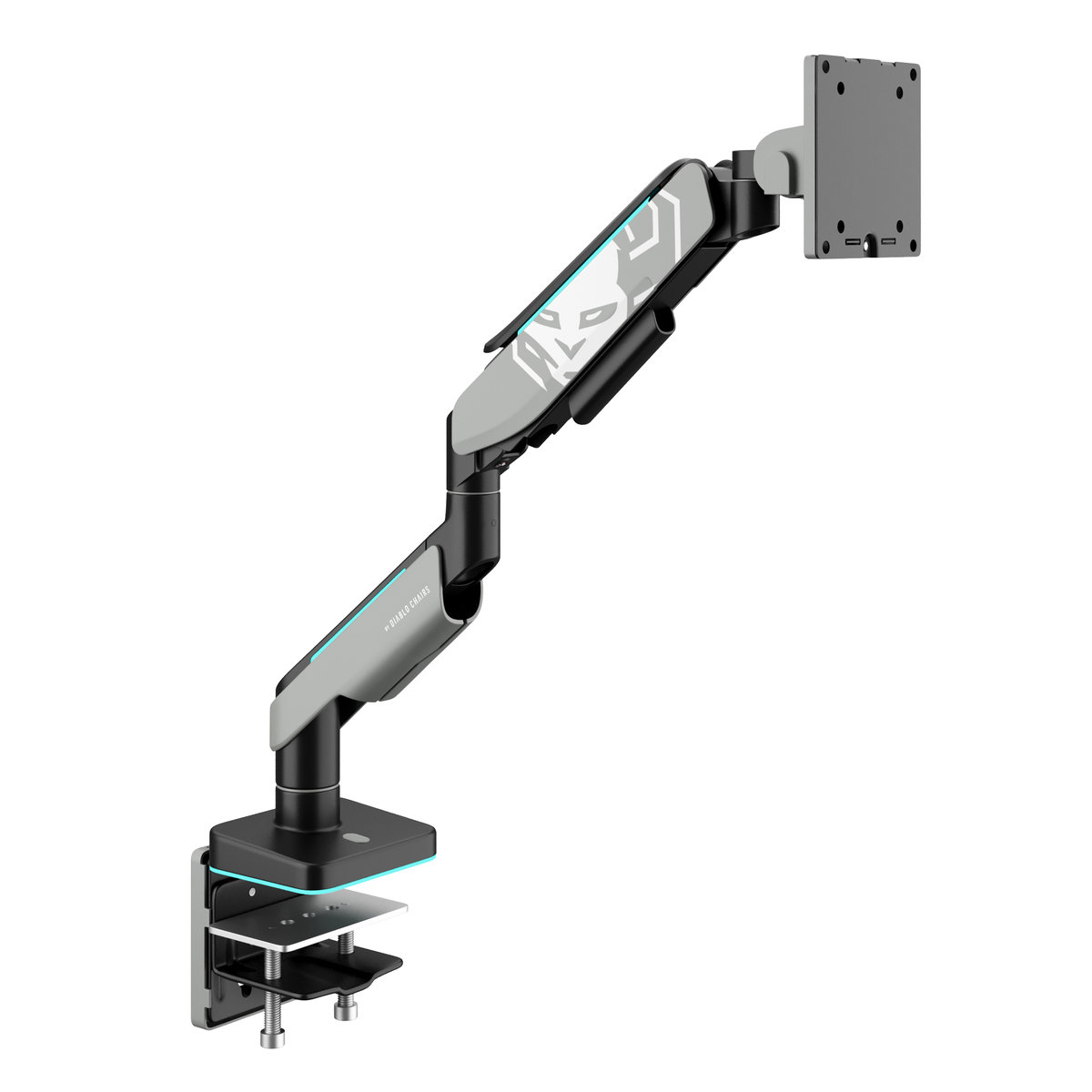 DIABLO Uchwyt na Monitor do 49″ LED RGB 8 Kolorów X-Arm Szaro-czarny ...