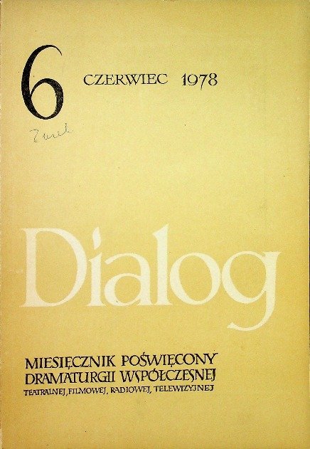 Dialog Nr 6 - W opisie | Książka w Empik