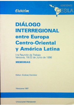 Dialogo interregional entre Europa Centro-Oriental y America Latina ...