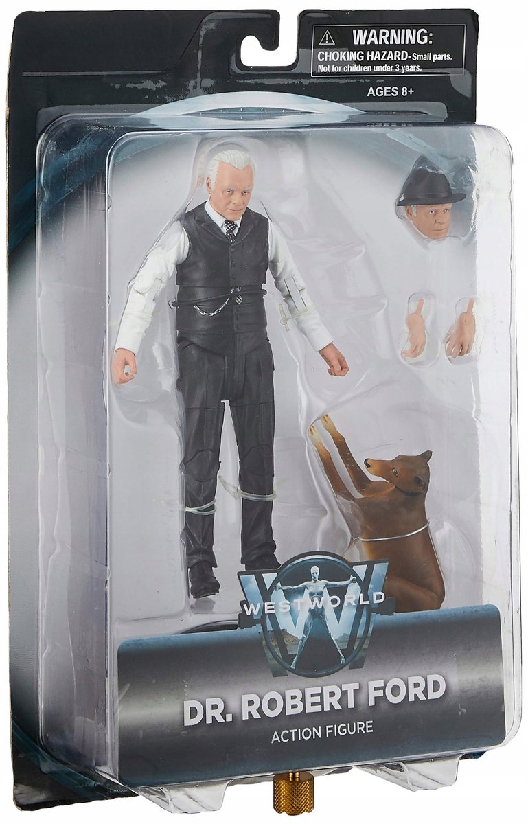 DIAMOND SELECT TOYS Westworld: Dr. Robert Ford Select Action Figure ...