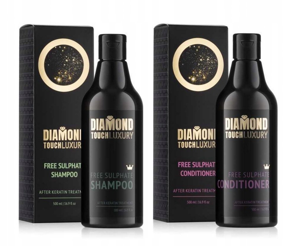 Diamond Touch Luxury Zestaw po keratynie szampon i odżywka 2x500ml ...
