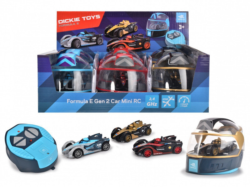 Dickie, Pojazd Formula E - Mini RC, 3-rodzaje - Dickie Toys | Sklep ...