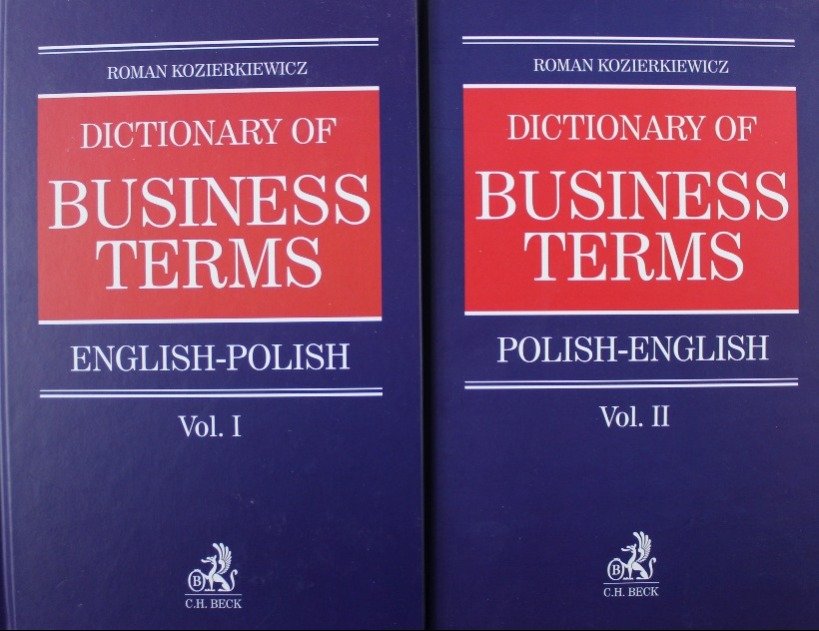 Dictionary of Business Terms Tom 1 i 2 - W opisie | Książka w Empik