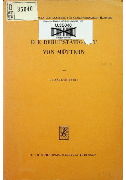 Die berufstatigkeit von Muttern - | Książka w Empik