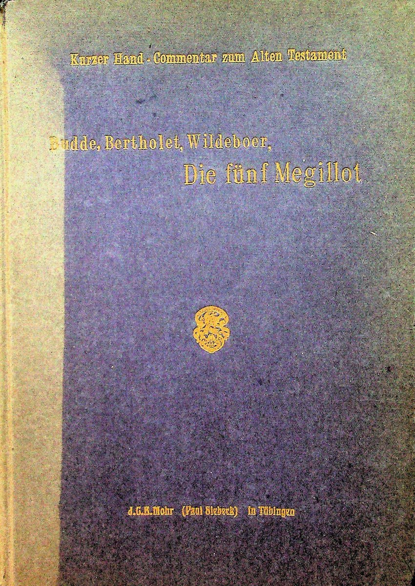 Die Funf Megilloth 1898 r. - W opisie | Książka w Empik