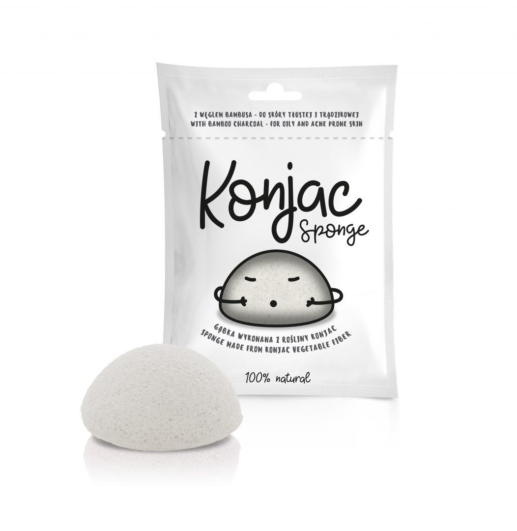 DIET-FOOD Gąbka do Twarzy Konjac Biała | Sklep EMPIK.COM
