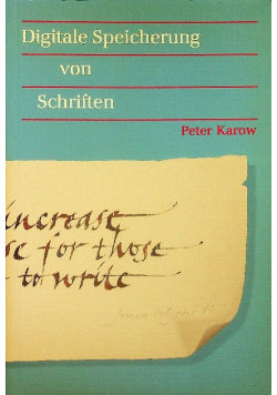 Digitale speicherung von schriften - | Książka w Empik